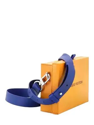 LOUIS VUITTON Leather Shopper Crossbody Bag - Blue