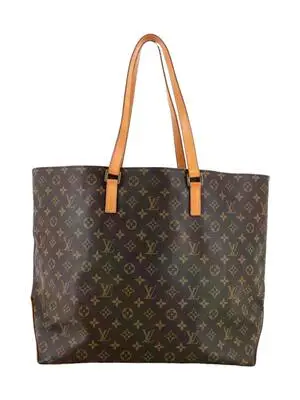 LOUIS VUITTON Cabas Alto Monogram Canvas Tote - Brown