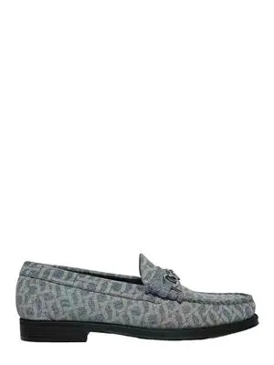 G.H.BASS Horsebit Denim Loafers - Blue