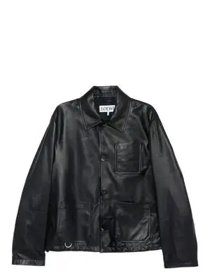 Loewe Patch-pocket Button Jacket - Blue