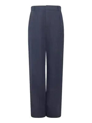 THESTROY Panel Trousers - Blue