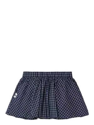 CHOCOOLATE Checked Mini Skirt
