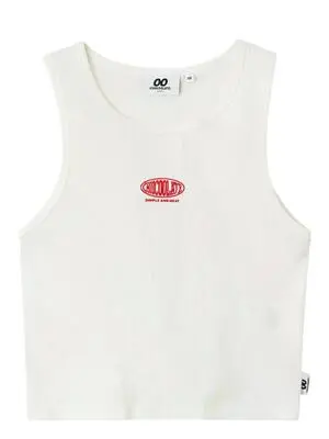 CHOCOOLATE Ribbed Tank Top - Neutrals
