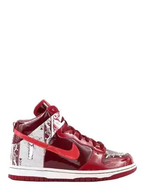 Nike Dunk High Premium Sneakers - Red