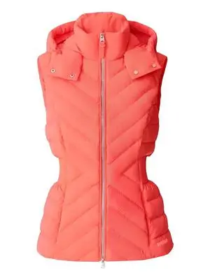 Mackage Hoshi Hooded Quilted Gilet Orange