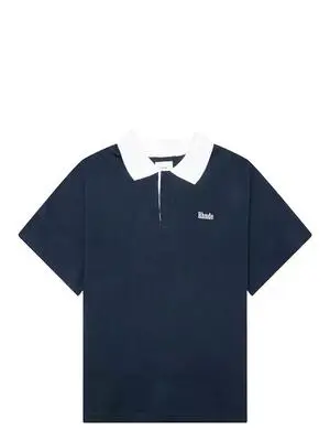 Rhude Logo-detail Polo Shirt - Blue