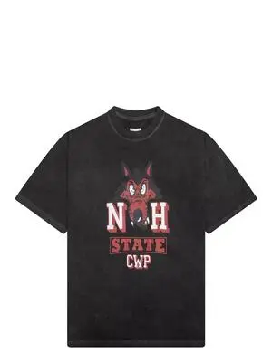 NEIGHBORHOOD Graphic-print Crew Neck T-shirt - Black
