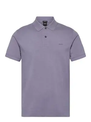 BOSS Buttoned Polo Shirt - Purple