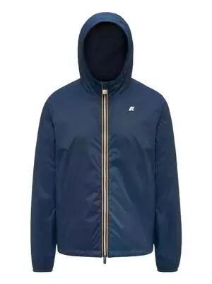K-WAY Zip-Up Hooded Jacket Blue
