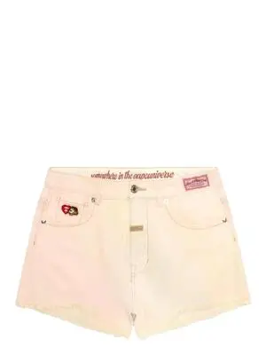 AAPE BY *A BATHING APE Appliqué-detail Shorts - Pink