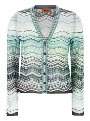MISSONI Chevron Knit Cardigan