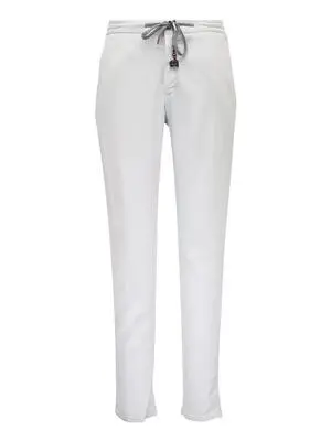 Marco Pescarolo Drawstring Casual Trousers - Grey