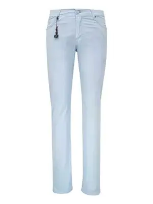Marco Pescarolo Button Trousers Blue