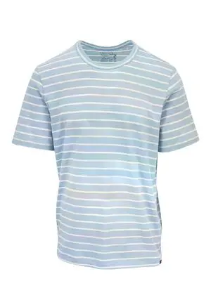 Faherty Brand Striped Knit T-shirt - Blue