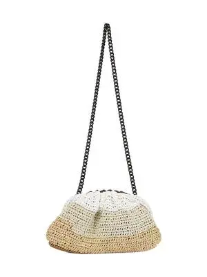 Maria La Rosa Chain-strap Clutch - Neutrals