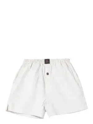 WILLY CHAVARRIA Textured Elasticated Shorts - Neutrals
