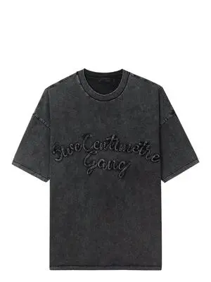 FIVE CM Round-neck T-shirt - Black