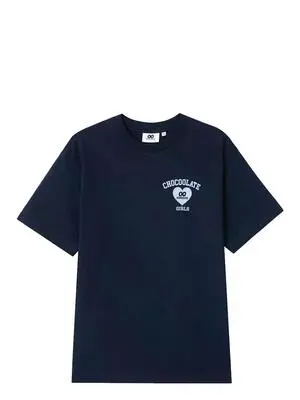 CHOCOOLATE Heart-detail T-shirt - Blue