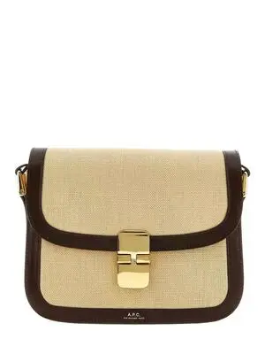 A.p.c. Small Grace Crossbody Bag Neutrals