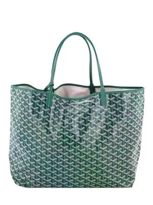Goyard Saint Louis Coated Canvas GM Tote Bag Green