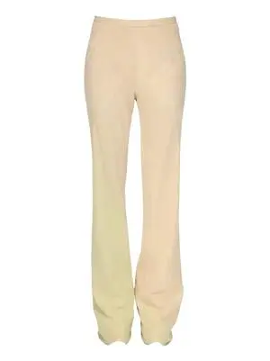 Rick Owens Temple Flared Trousers Neutrals
