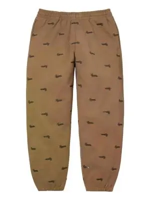 Supreme Repeat Script Track Pants Neutrals