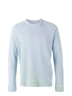 JAMES PERSE Long Sleeve Raglan Sweatshirt - Blue