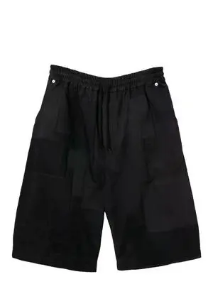 Comme Des Garçons Patchwork Shorts - Black