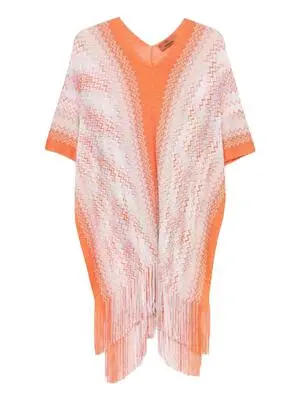 Missoni Fringed Jacket - Orange