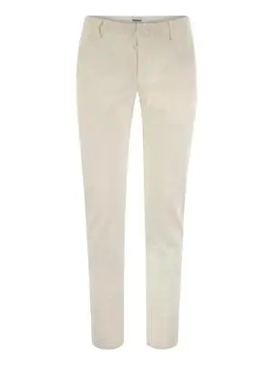 DONDUP Button-up Trousers - Neutrals
