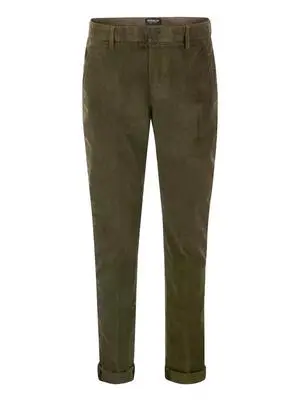 DONDUP Gaubert Striped Trousers - Green