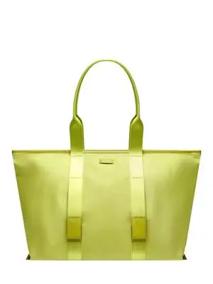 LANCEL Large Mistral Rollable Zip Tote Bag - Green