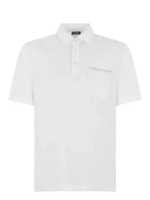 Zegna Patch-pocket Polo Shirt - White