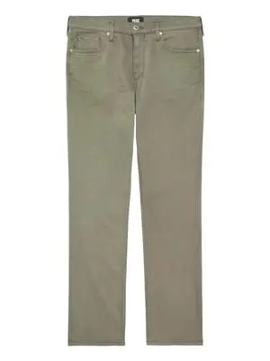 Paige Transcend Federal Straight Leg Jeans - Brown