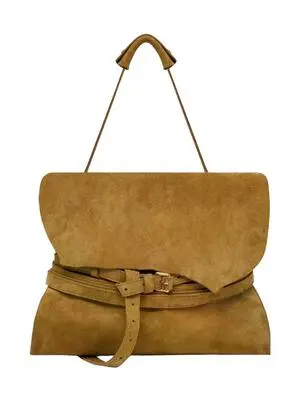 Moschino Leather Tote Bag - Neutrals