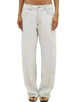 Eckhaus Latta Seam Jeans - White