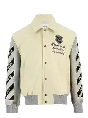 Off-White Buttoned Shirt Jacket Neutrals