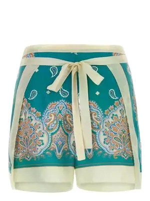 Pinko Merengue-print Shorts - Blue