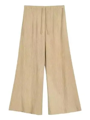 BY MALENE BIRGER Pisca Wide-Leg Trousers Neutrals