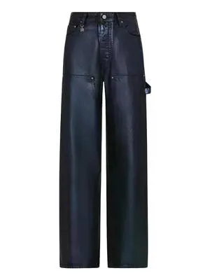 Amiri Coated Carpenter Jeans Blue
