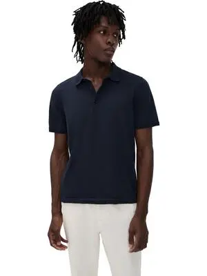 Reigning Champ Supima Knit Riviera Polo - Navy