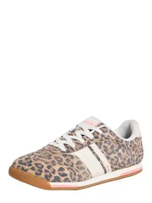 KEDS Revival Leopard Print Suede Sneakers - Tan/brown