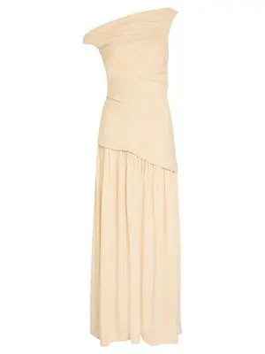 Faithfull The Brand Roma Off-the-shoulder Maxi Dress - Beige
