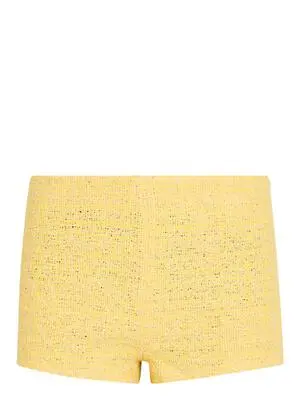 LIBEROWE Madeline Tweed Shorts - Yellow