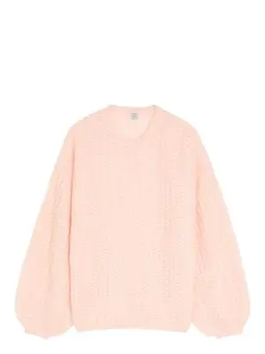 TOTEME Puffed Mohair-blend Jumper - Light Pink