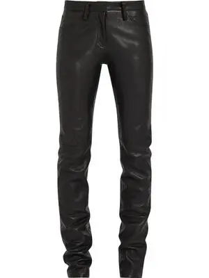 AARON ESH Slim-Leg Leather Trousers
