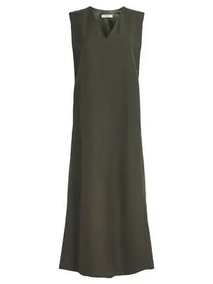 JOSEPH Sleeveless A-line Maxi Dress - Green