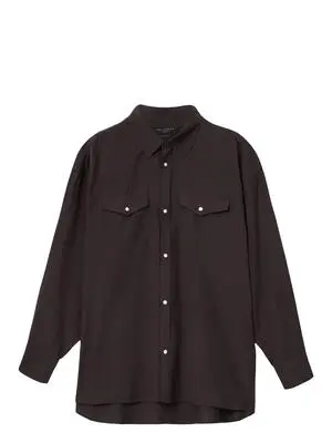 ALLSAINTS Pickett Overshirt - Brown