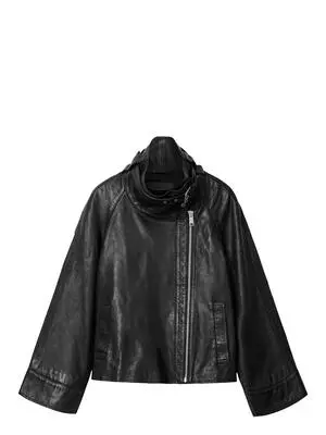 ALLSAINTS Leather Rhodes Jacket - Black