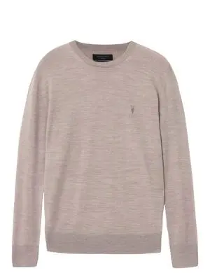 ALLSAINTS Merino Wool Mode Sweater Beige